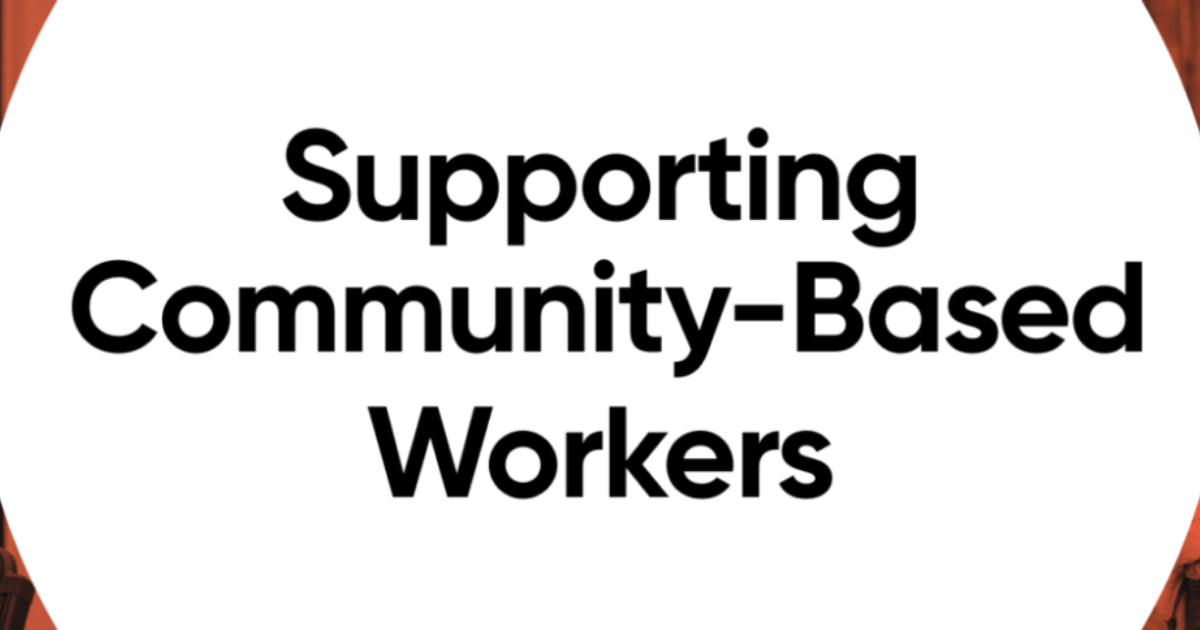 Supporting Community-Based Workers | Elevate Health